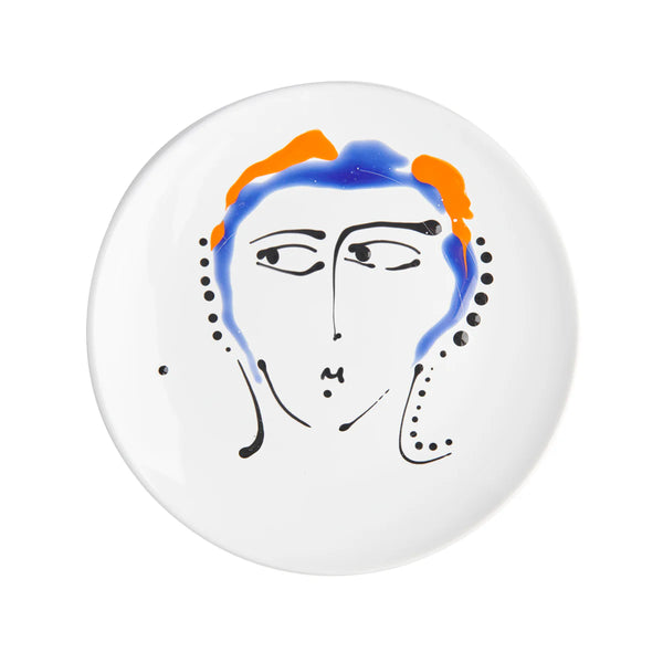 Pablo Face Plate, Orange/Blue/Black – Anara Lifestyle