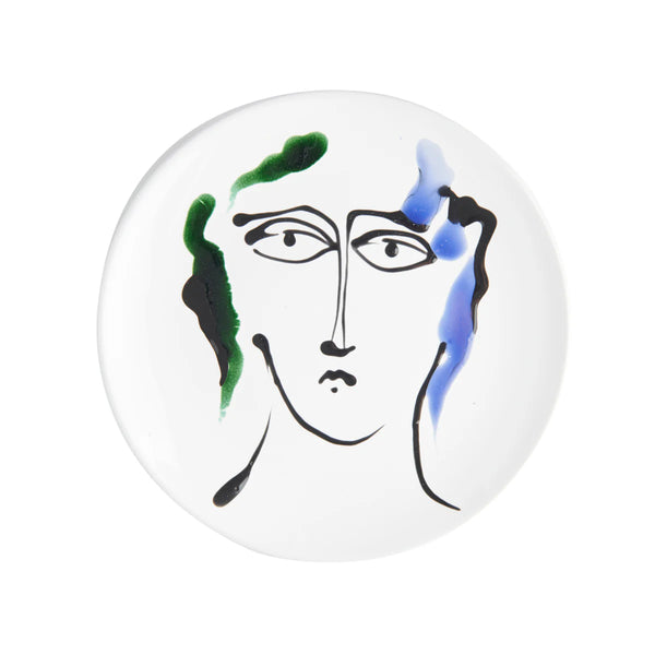 Pablo Face Plate, Black/Green/Blue – Anara Lifestyle