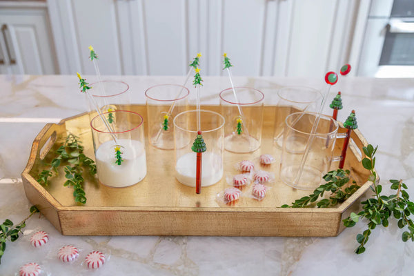 Christmas Tree Swizzle Sticks, Set of 6 – Anara Lifestyle